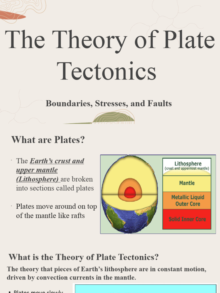 Plate Tectonics Theory | PDF | Plate Tectonics | Earth Sciences