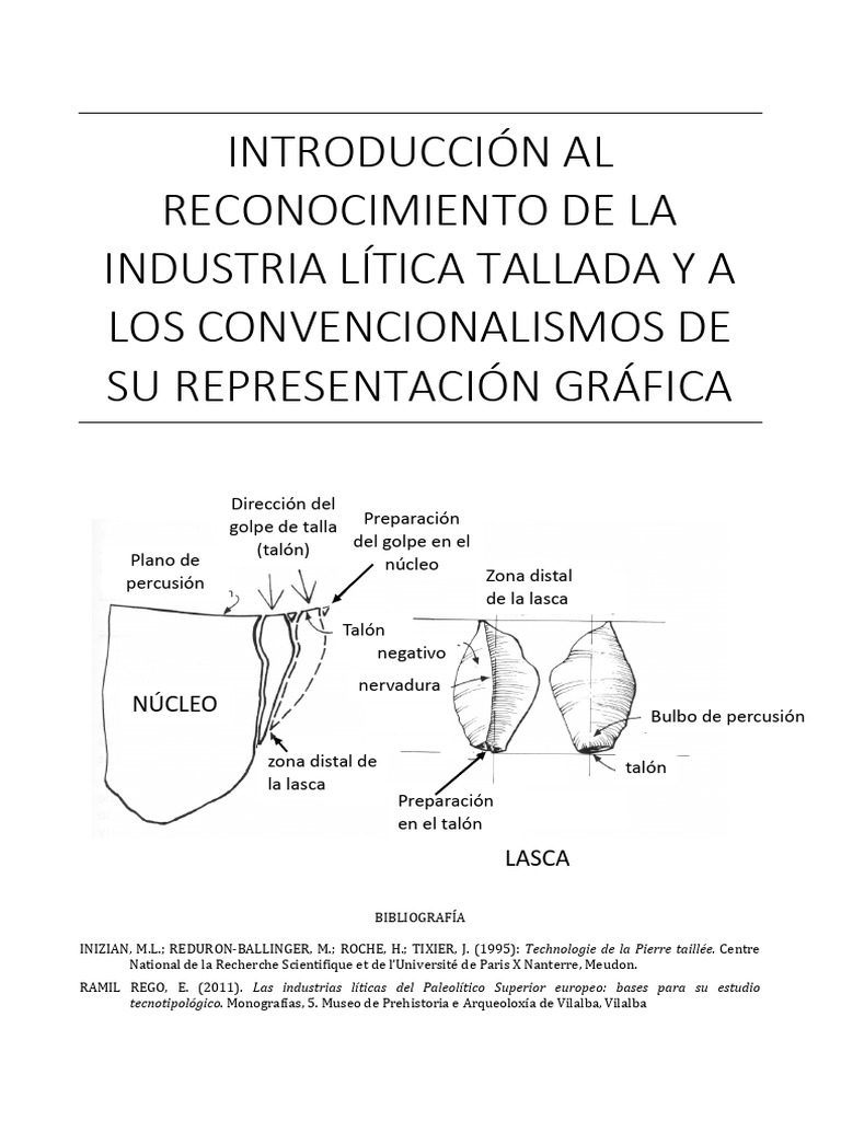 Reconocimiento de la Industria Lítica | PDF | Edad de Piedra | Herramientas