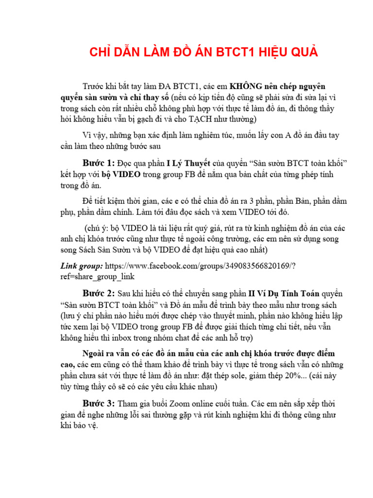 CHỈ DẪN CÁCH HỌC ĐỒ ÁN BT1 | PDF