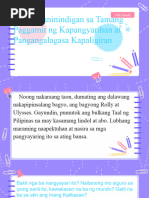 Balangkas Example. | PDF