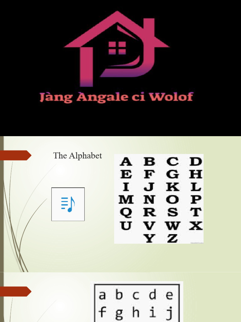 1 - The Alphabet | PDF