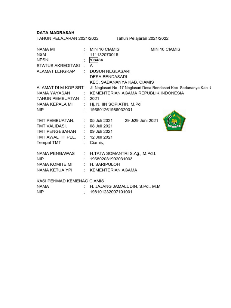 Kikd Umum Dan Agama | PDF