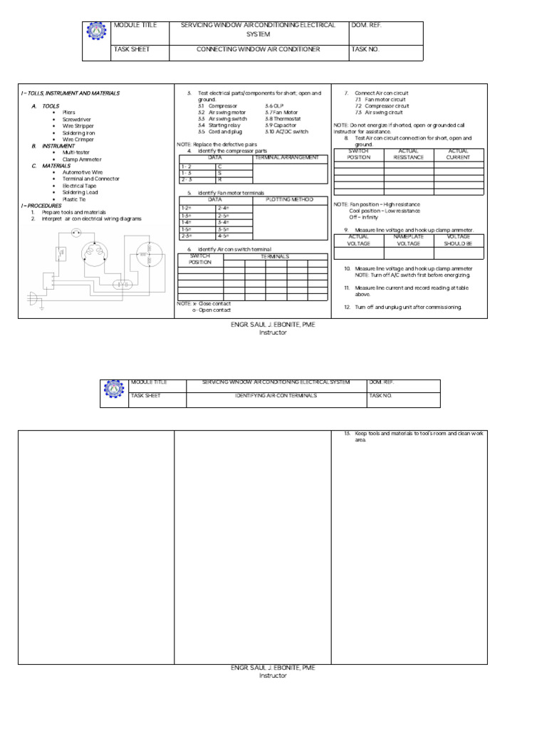 Connecting W - Aircon | PDF | Electrical Connector | Switch