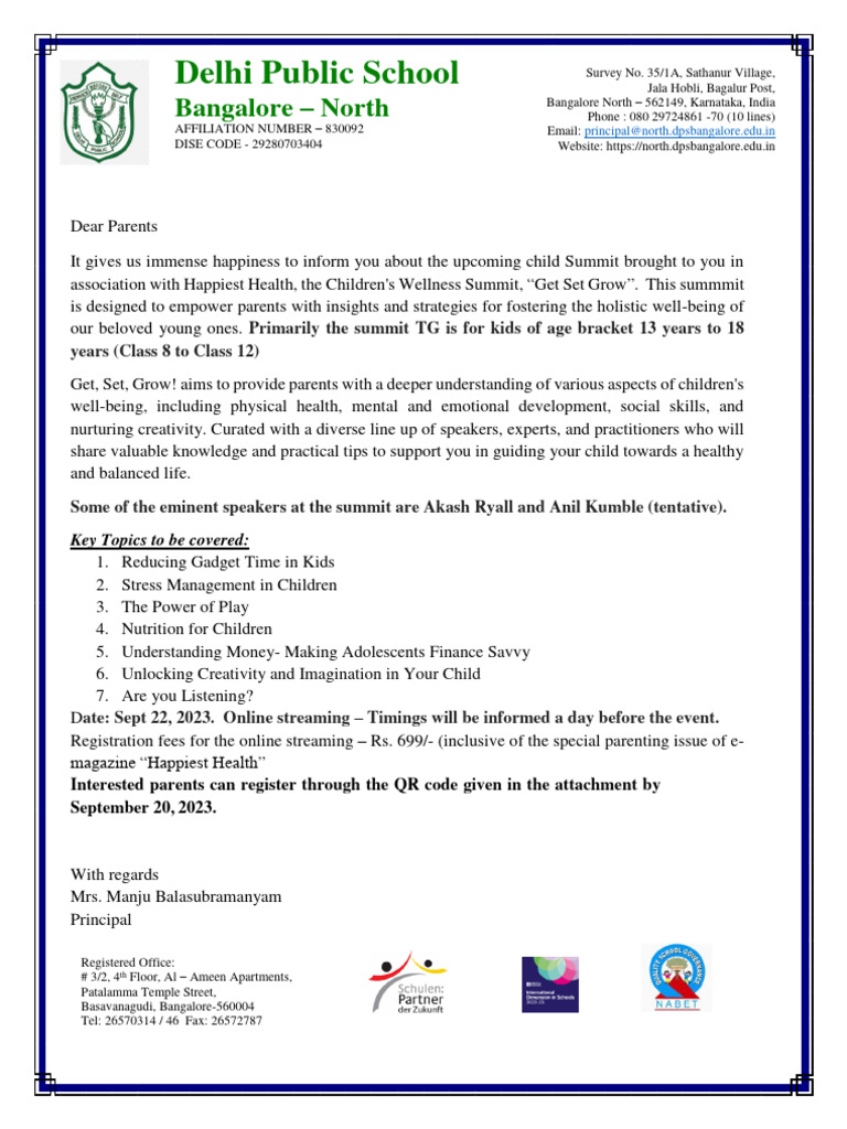 Delhi Public School: Bangalore - North | PDF