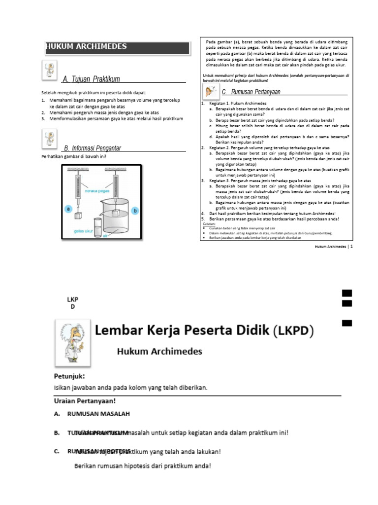 Contoh LKPD | PDF