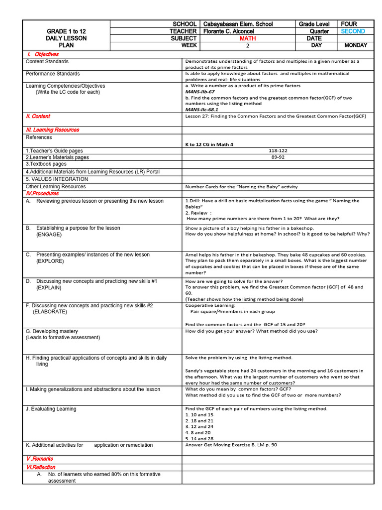 Dlp-Math 4 | PDF | Learning | Mathematics