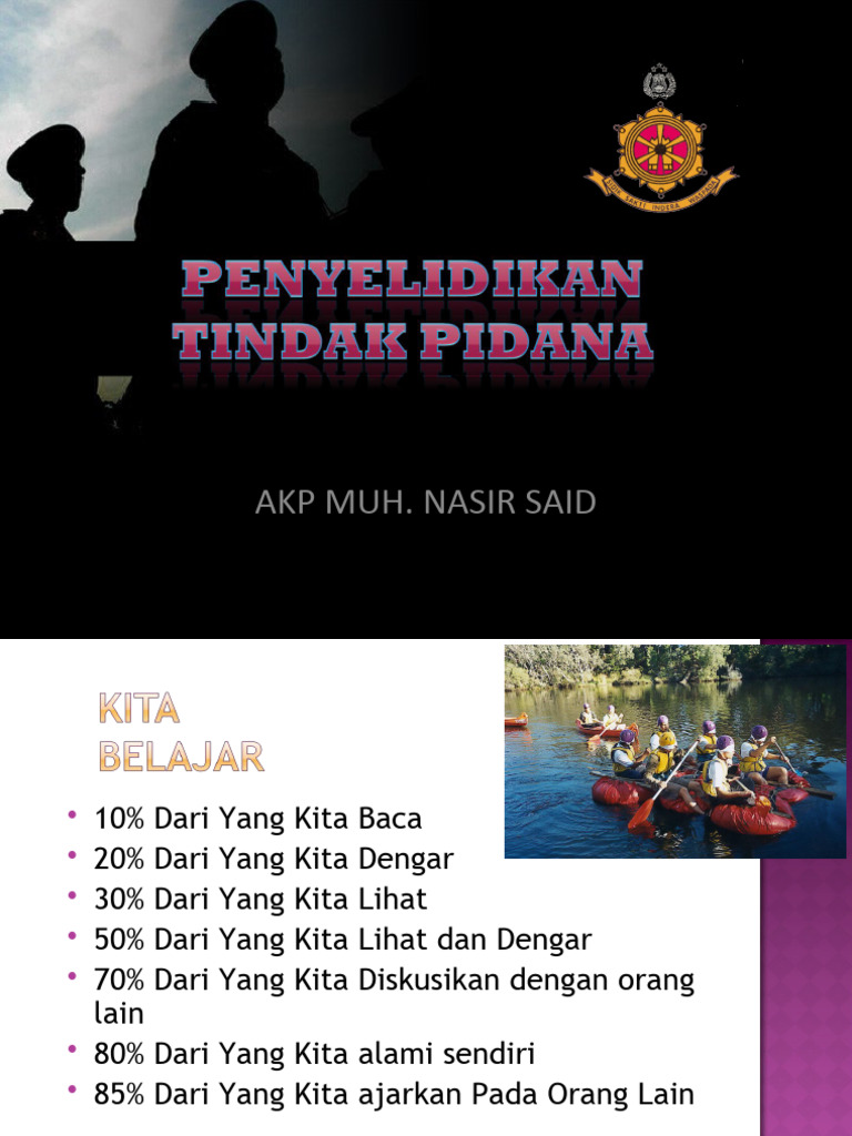 Penyelidikan Tindak Pidana | PDF