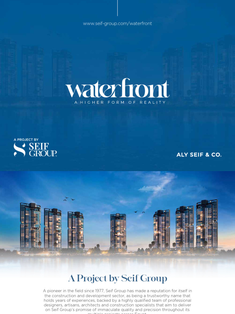 Waterfront Brochure With Plans | PDF | Apartment | Buildings And Structures