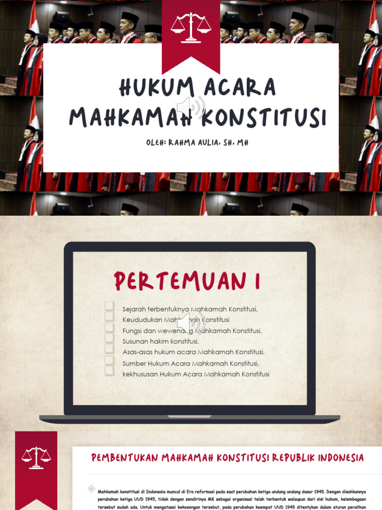 Hukum Acara Mahkamah Konstitusi RI | PDF | Politik | Ilmu Sosial