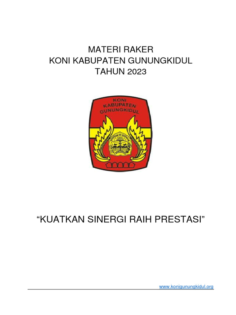 Materi Raker 2023 | PDF | Perjalanan | Griya & Taman