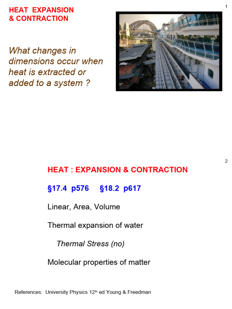 Thermal Expansion | PDF | Thermal Expansion | Mechanics