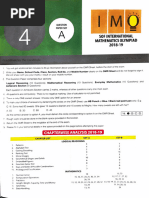 IMO Class 5 2025-26 Set A | PDF