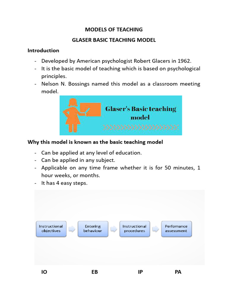 Basic and Mastery Learning Model | PDF | Teachers | Learning