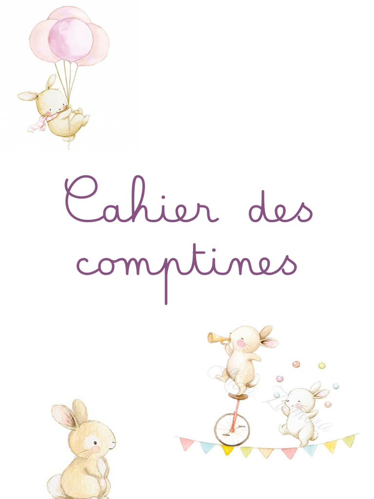 Cahier Des Comptines | PDF