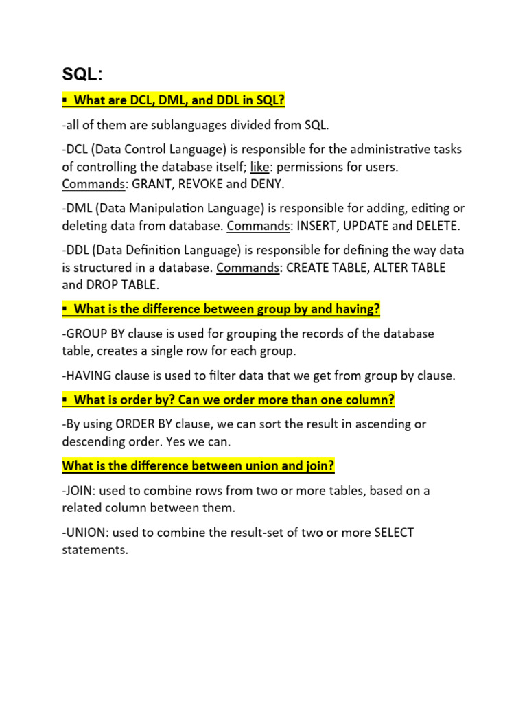 Technical Questions With Answers Data Management Pdf Relational Database Databases