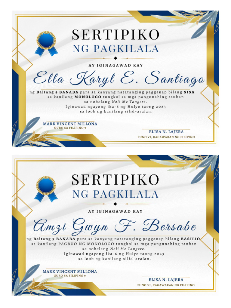 Sertipiko Para Sa Buwan Ng Wika 2025 Theme Colors For Yahoo