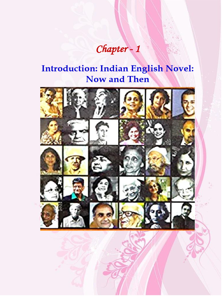 Chapter - 1: Introduction: Indian English Novel: Now and Then | PDF ...