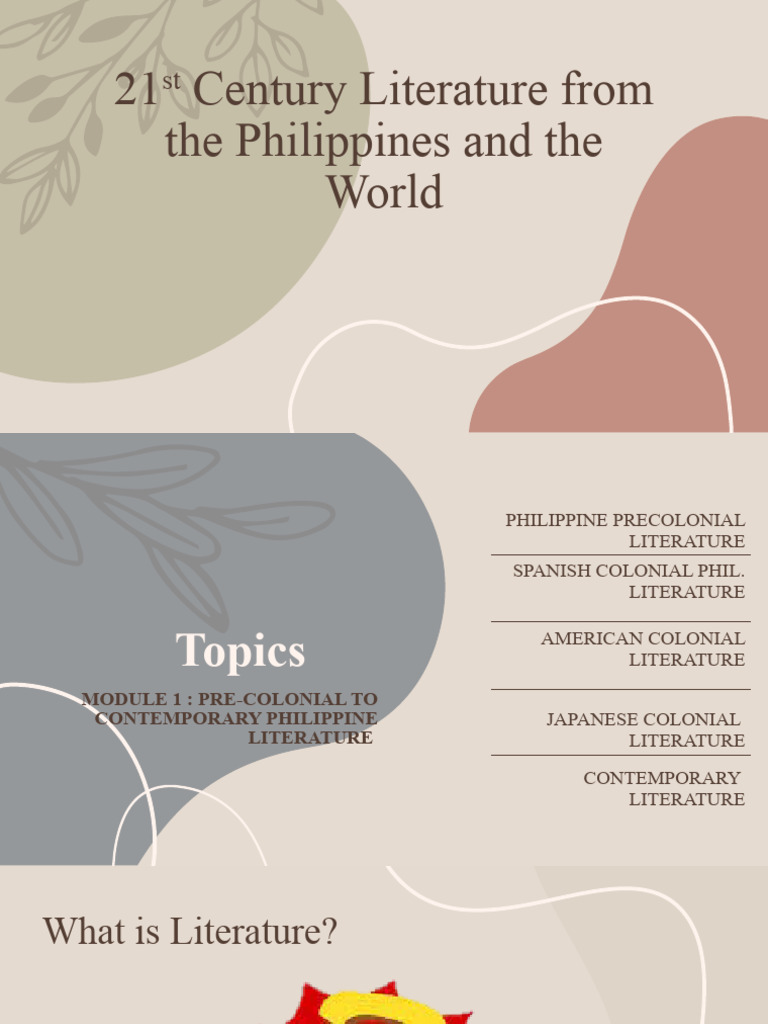 Module 1 - 21st Century Literature | PDF | Legends | Philippines