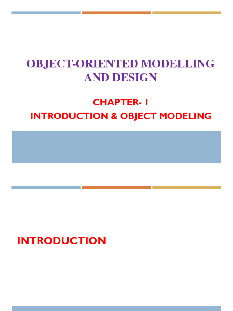 Unit - 1 Object Modeling | PDF