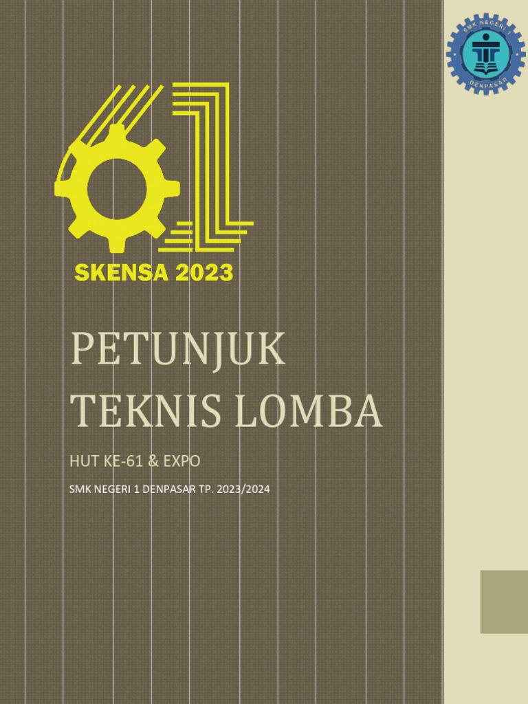 Petunjuk Teknis Lomba Hut Skensa Ke-61 | PDF