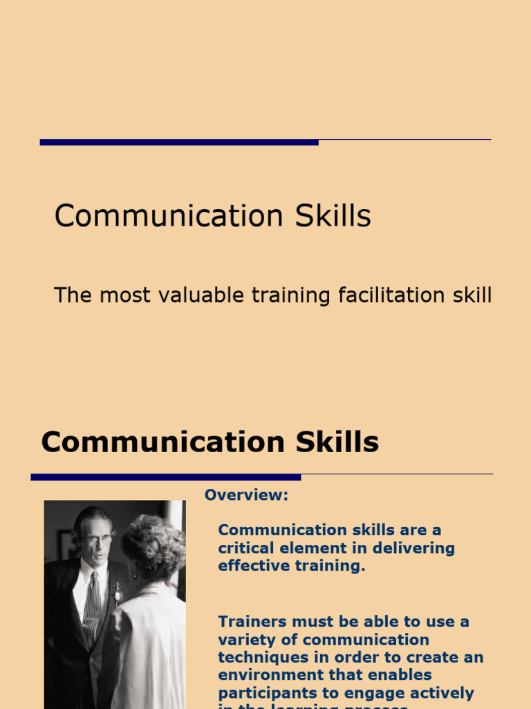 4 Communication Skills | PDF | Communication | Facilitator
