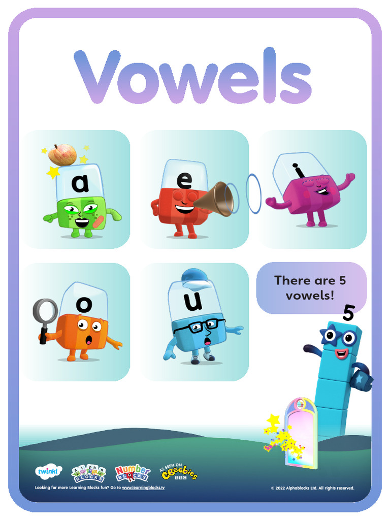 Alphablocks Vowels-And Consonants | PDF