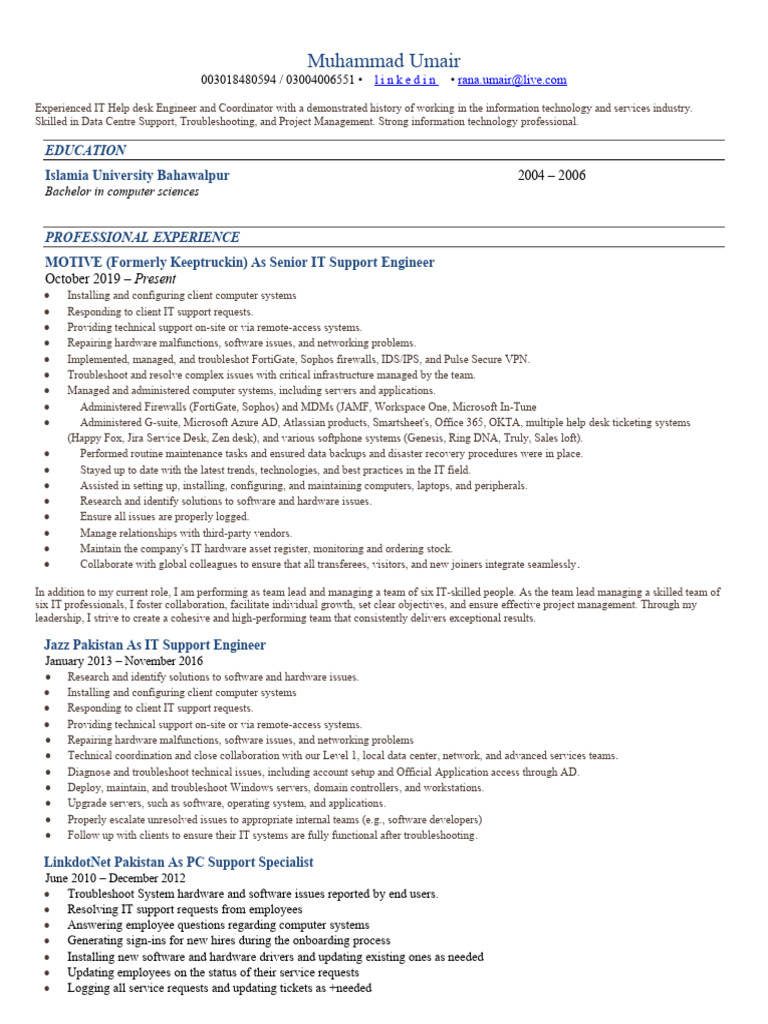 Muhammad Umair | Download Free PDF | Computer Network | Active Directory