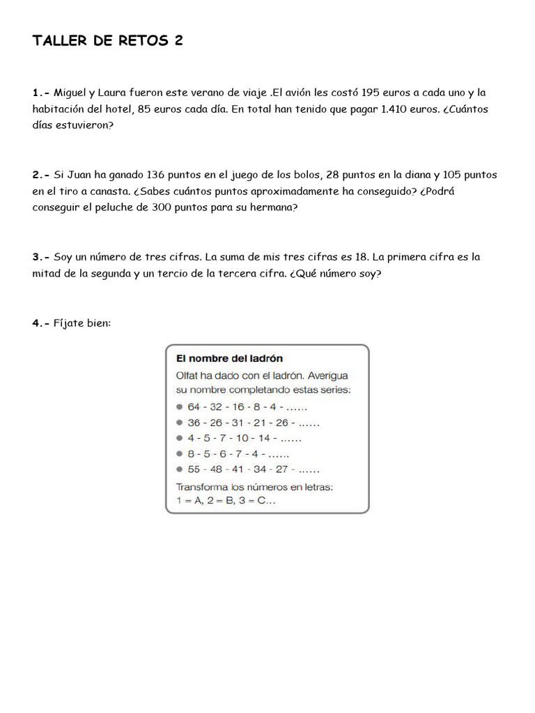 Taller de Retos 2 | PDF
