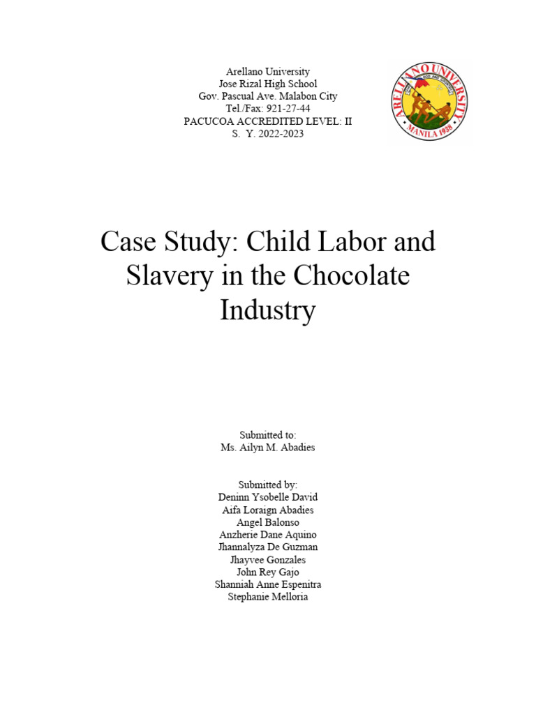 Case Study | Download Free PDF | Cocoa Bean | Chocolate Case Study | Download Free PDF | Cocoa Bean | Chocolate