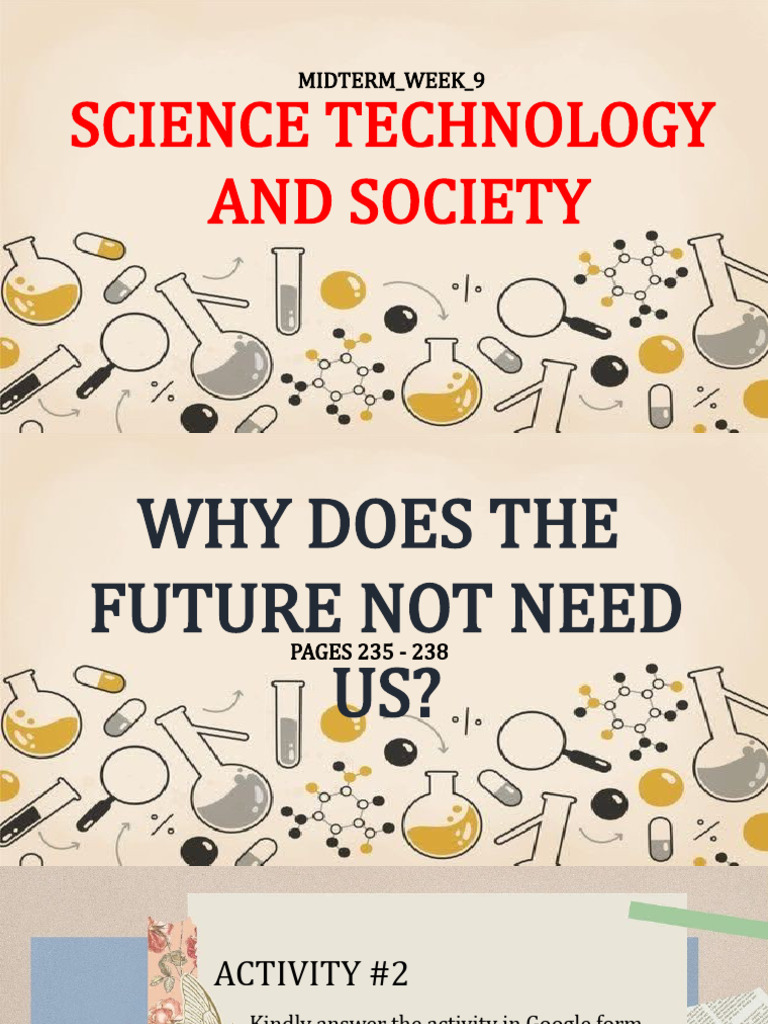 W9 Why Does The Future Not Need Us | PDF | Artificial Intelligence ...