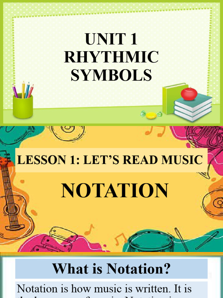 Notation and Kinds of Notes | PDF