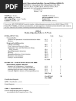 MIGDAS Template | PDF | Autism Spectrum | Stuttering