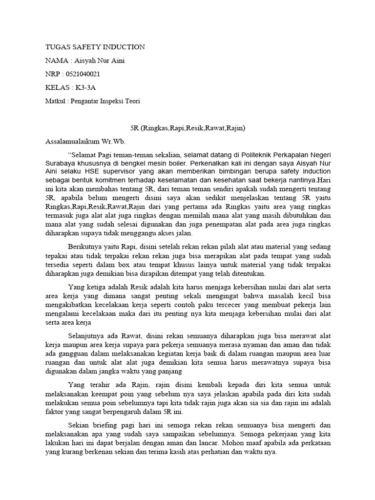 Teks Safety | PDF