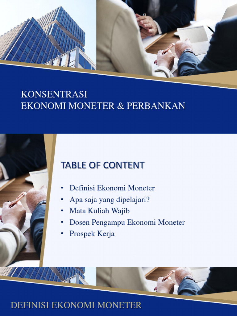 Materi Konsentrasi Moneter | PDF | Perjalanan