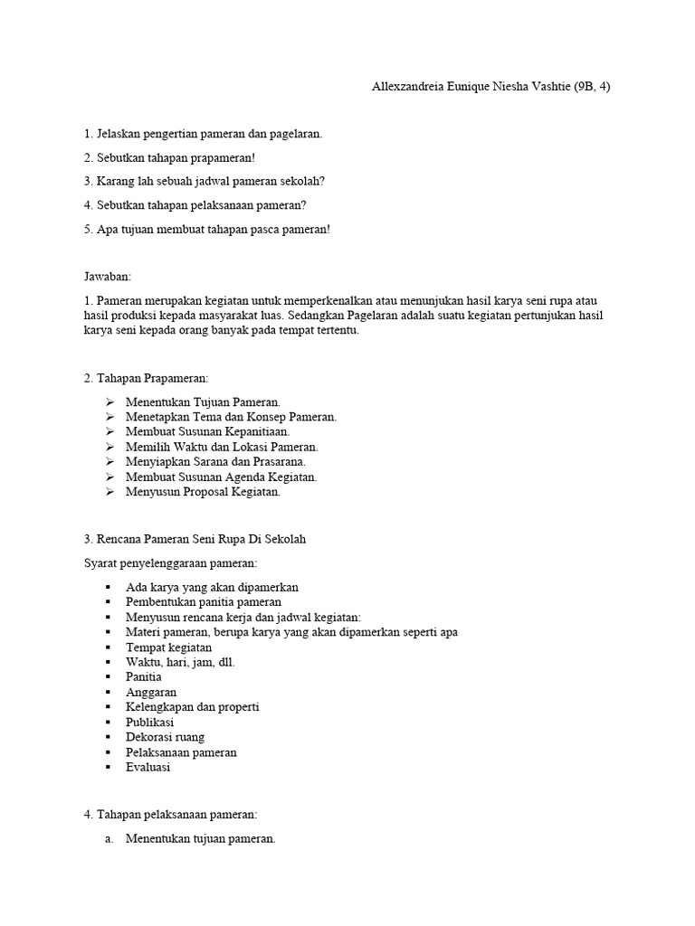 Latihan Soal SBK | PDF