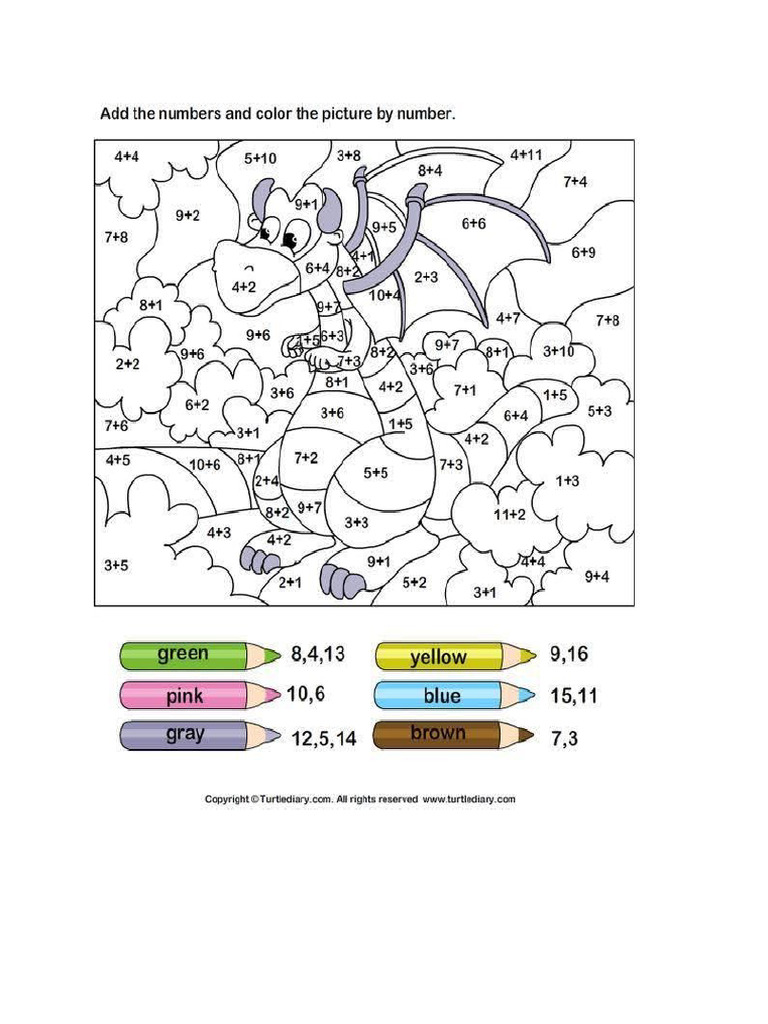 Colouring For 1st Grade | PDF