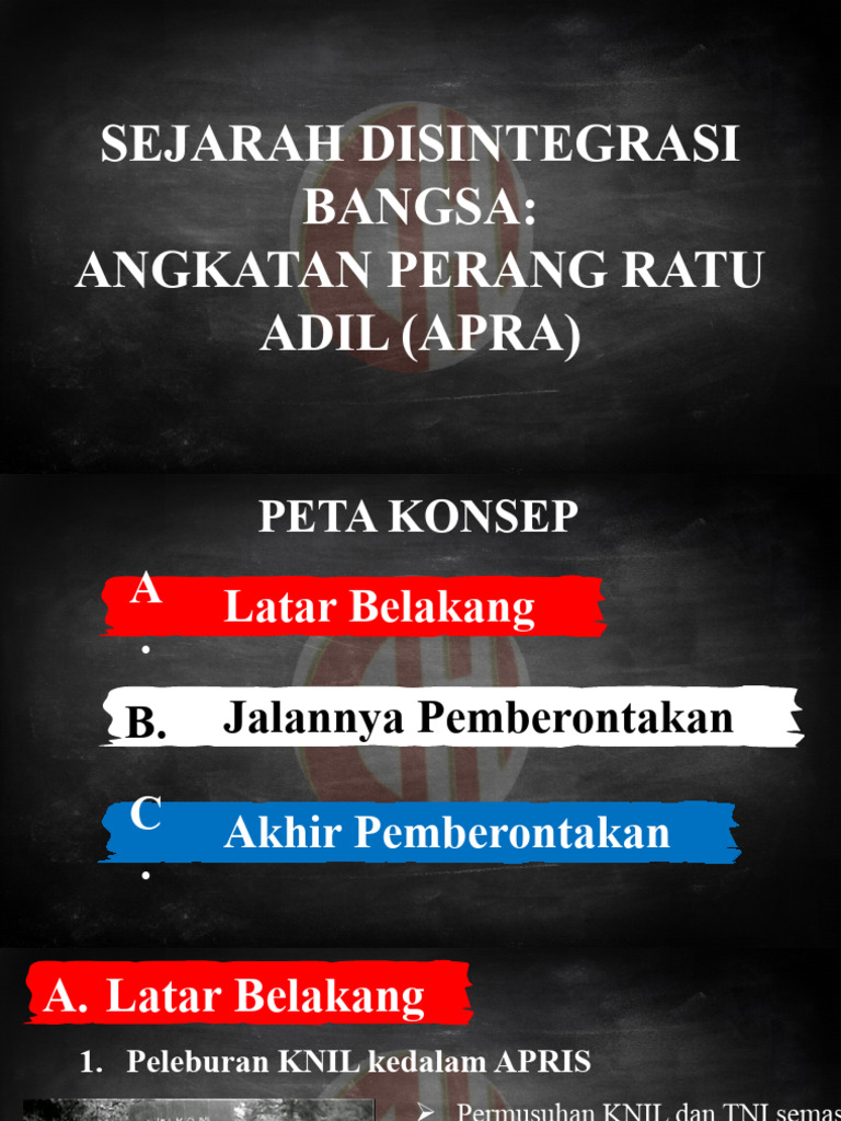 Peta Konsep Pemberontakan APRA | PDF | Sejarah