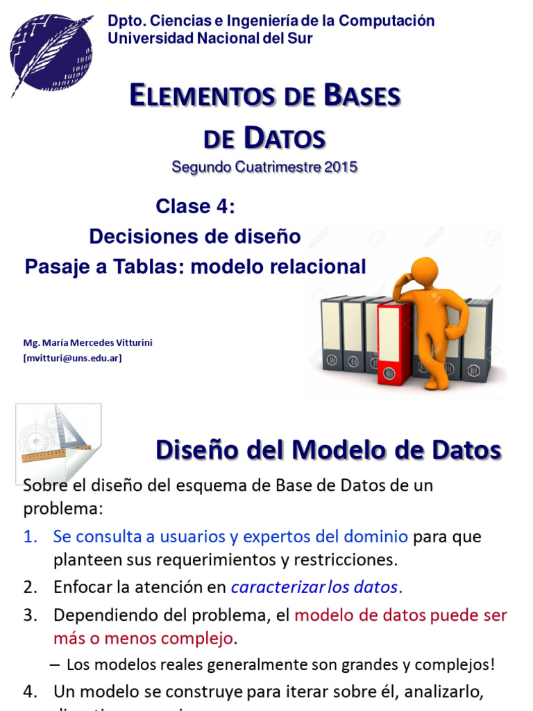 EBD 04 2015 MER A Relacional | Descargar gratis PDF | Lenguaje de ...