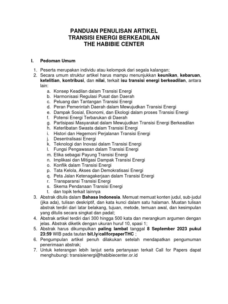 Call For Paper Paper Writting Guideline Pdf