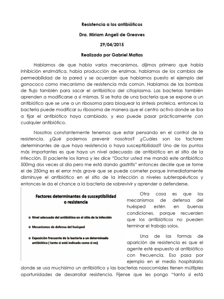 ATB 2. Resistencia A Atb | PDF | Especialidades Medicas | Medicina CLINICA