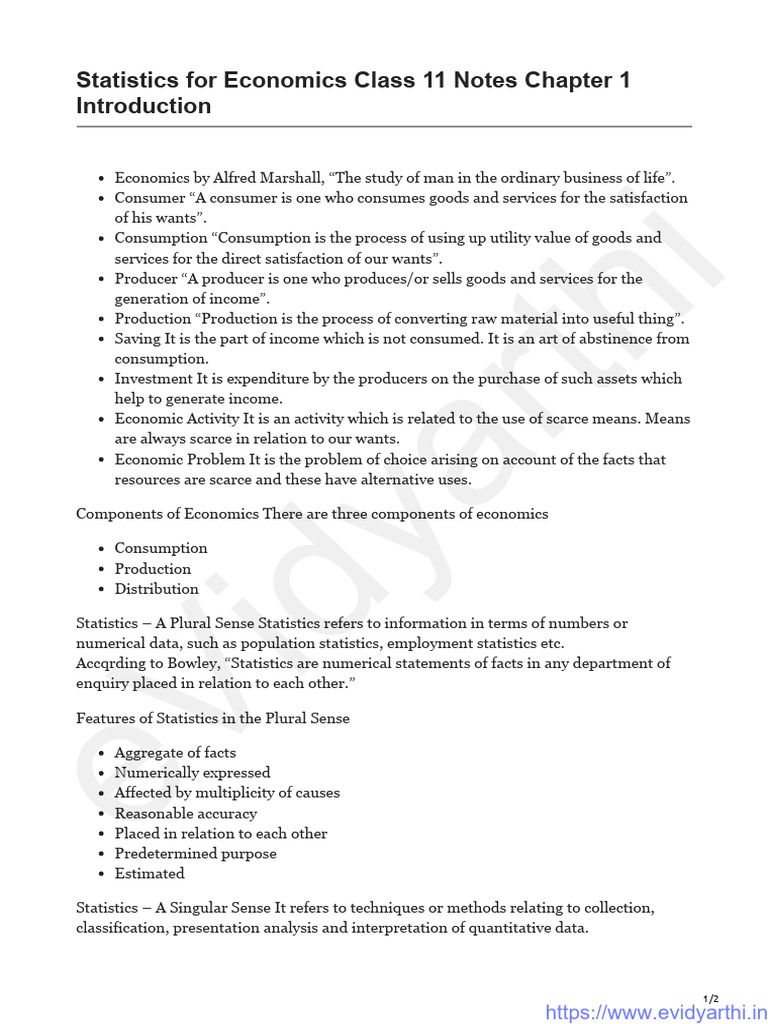 Chapter 1 Introduction | PDF | Statistics | Economics Chapter 1 Introduction | PDF | Statistics | Economics