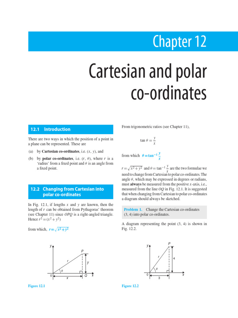 Cartesian and Polar Coordinates | PDF