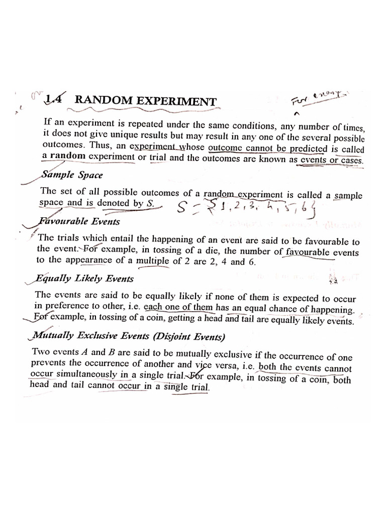 Probability Theory 1 | PDF