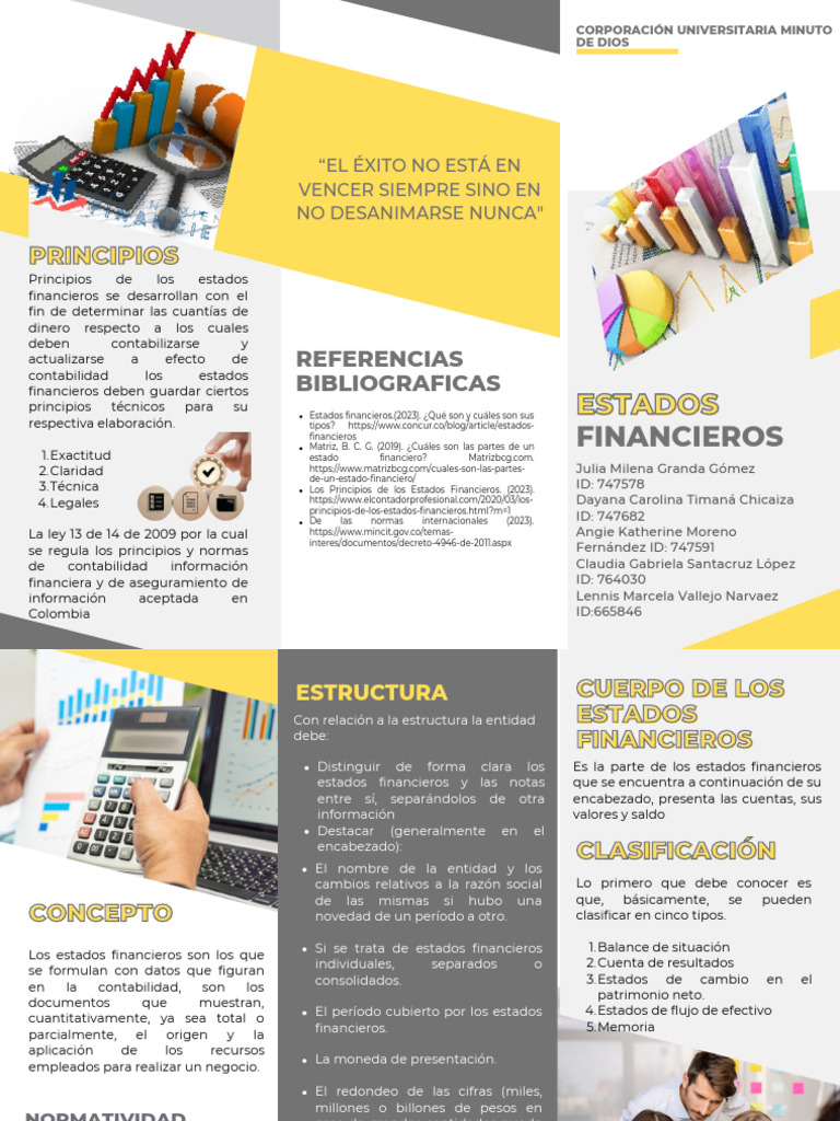Folleto Brochure de Servicios Empresa Profesional Amarillo | PDF ...
