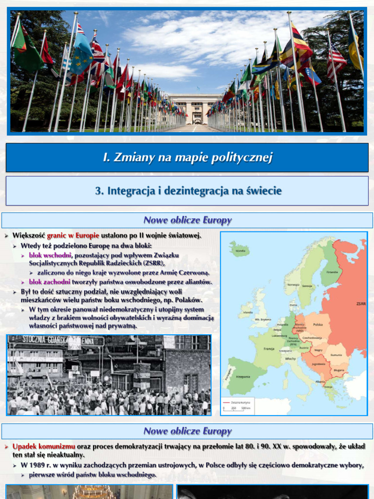 I. Zmiany Na Mapie Politycznej | PDF