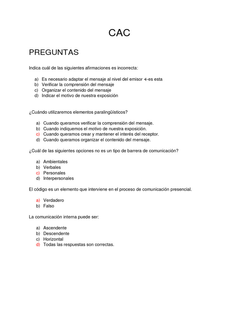 Cac Preguntas | PDF