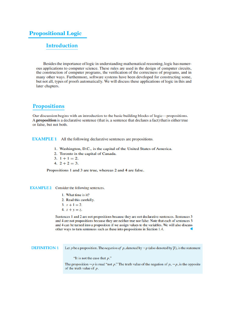 Mathematical Logic FYIT | PDF
