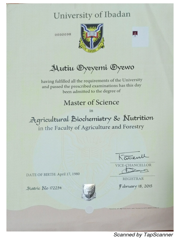 MSC Certificate | PDF