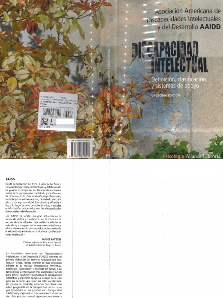 Discapacidad Intelectual Definición, Clasificación y Sistemas de Apoyo ...