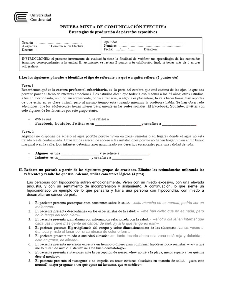 Pa2 KDBL | PDF | Ansiedad | Sicología